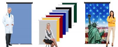 Retractable Photo Backdrops - Badgeplus